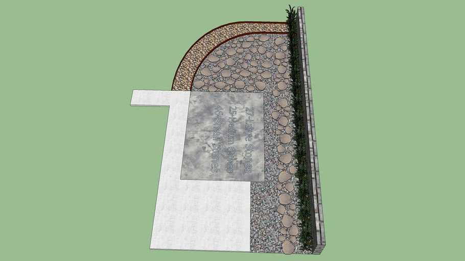 michelle layout stepping stones | 3D Warehouse