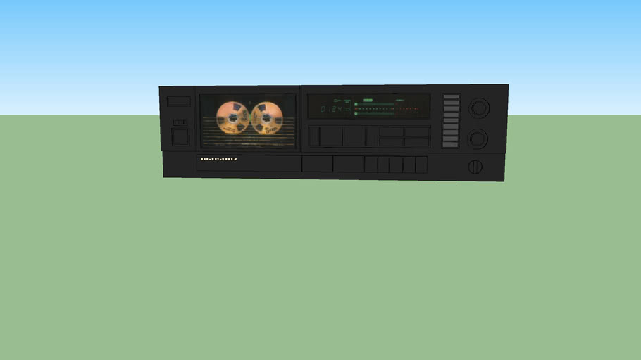 Marantz (SD-64) stereo cassette deck | 3D Warehouse