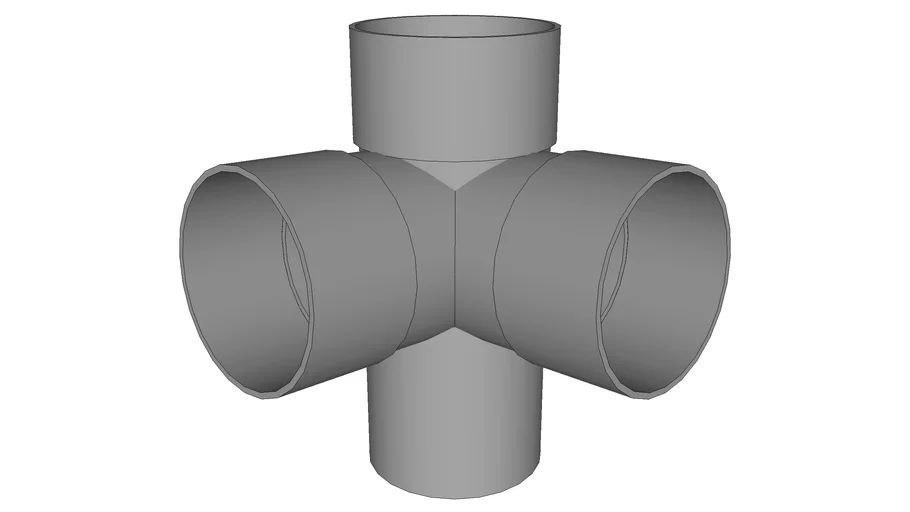 Embranchement PVC 100 Nicoll | 3D Warehouse