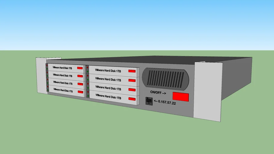 Rack Mount Server RJ2 | 3D Warehouse