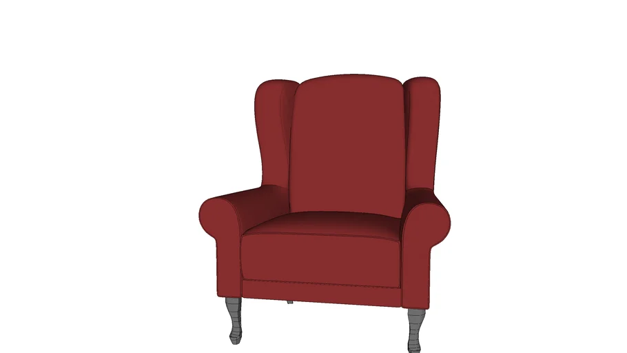 high back chair | 3D Warehouse