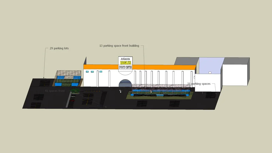 Atlanta Eagles Sports Center | 3D Warehouse