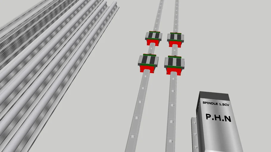 Guia Linear HGH20 2000mm | 3D Warehouse