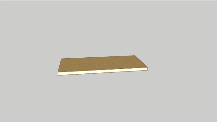 Standard 100mm Thick SIPS Panel | 3D Warehouse