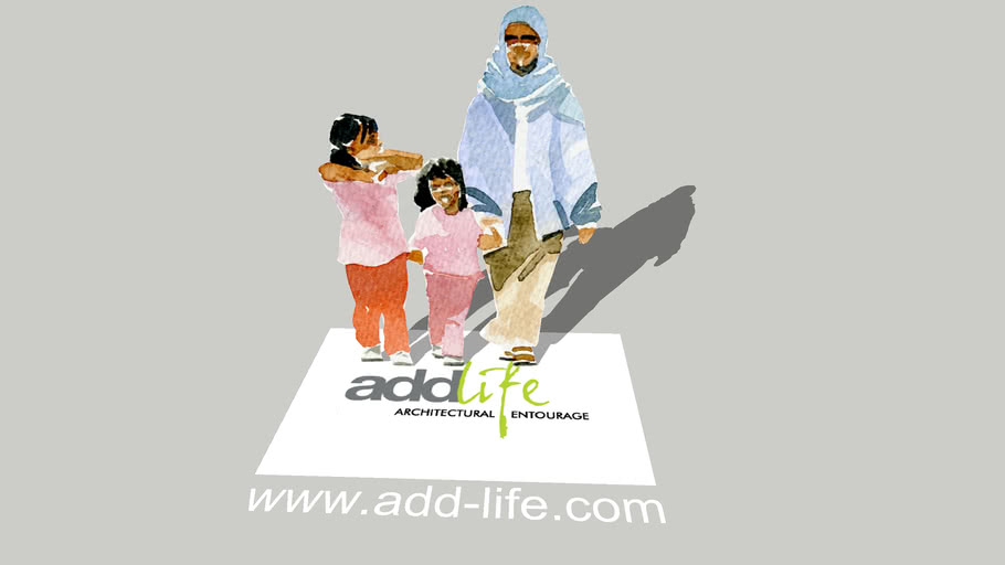 Add Life entourage | 3D Warehouse