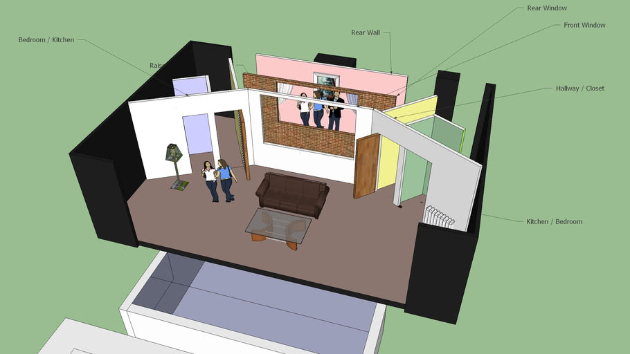 Wrong Window Floor Plan - Prototype | 3D Warehouse