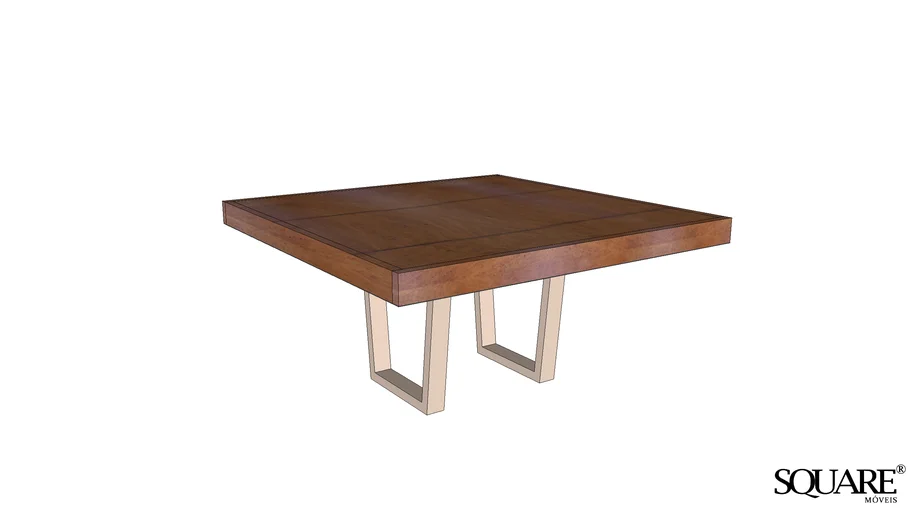 Mesa de Jantar Gracia by Square | 3D Warehouse