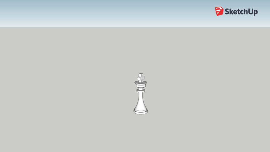 SketchUp Skill Builder: Modeling a Chess Set Part 2 - King | 3D Warehouse