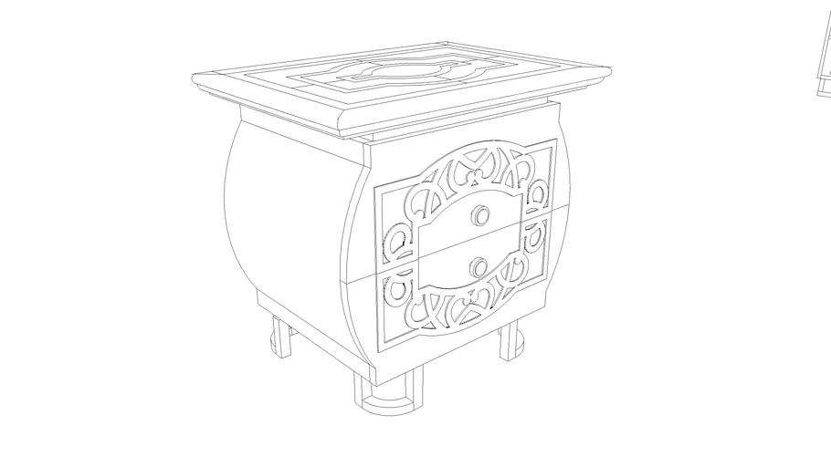 NIGHT TABLE 01 | 3D Warehouse