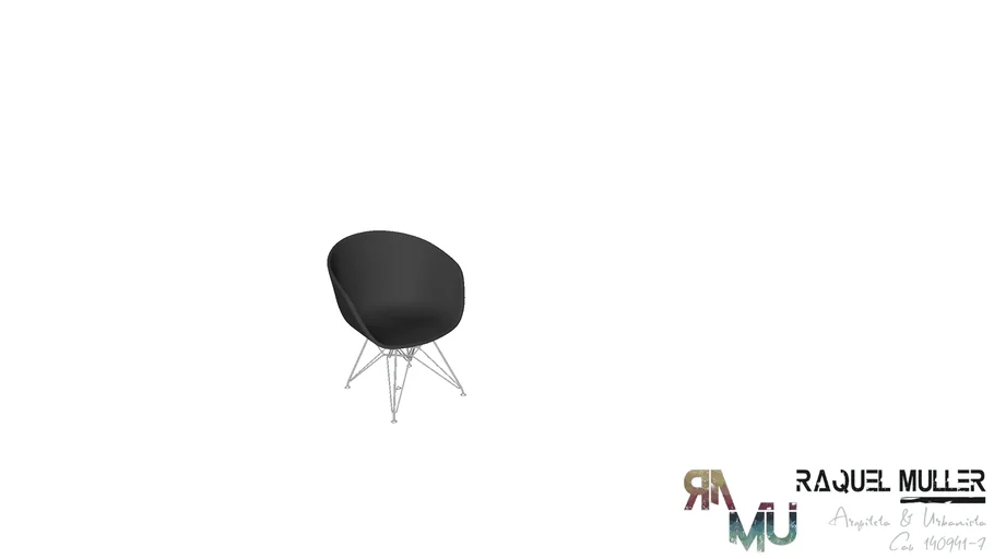 Mstyle Bucket Chair (Black ) | 3D Warehouse