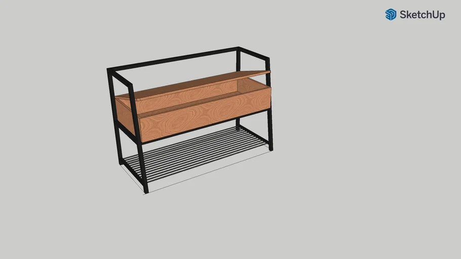 Doorside Bench storage | 3D Warehouse