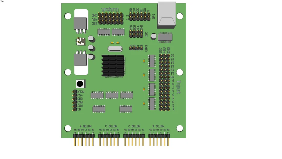 MIE443 Motion Control Board | 3D Warehouse