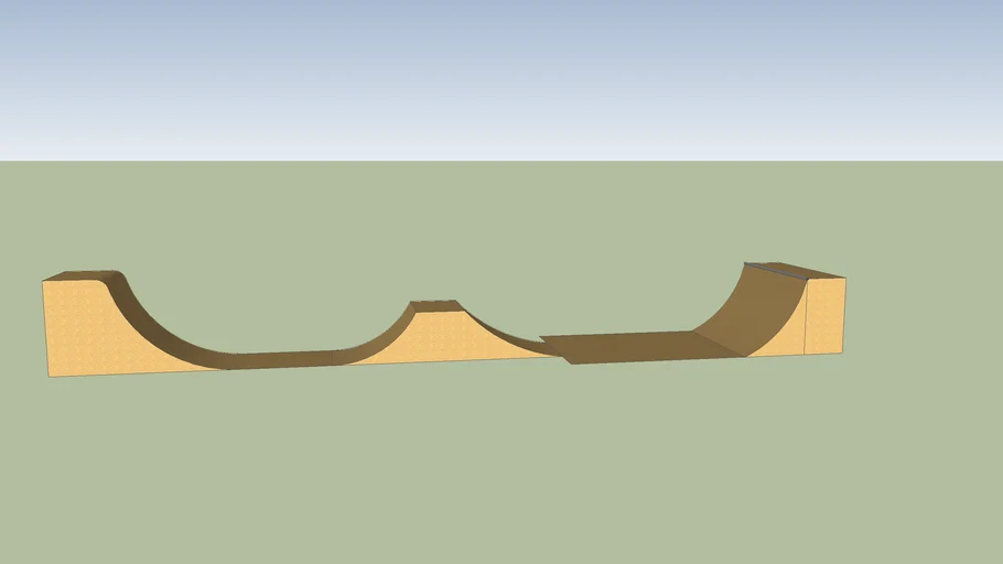 Roll in to Box jump to vert ramp | 3D Warehouse