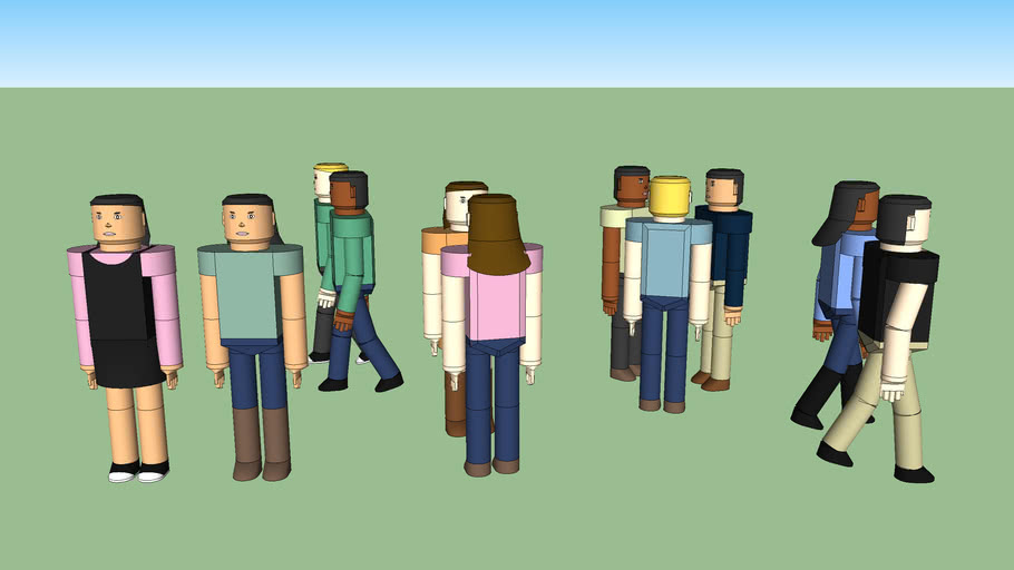 A-Body -- Action of Citizens(Part 1) #1 | 3D Warehouse