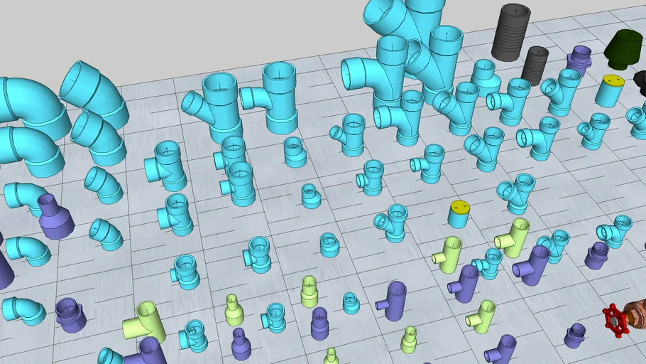 upvc fitting | 3D Warehouse