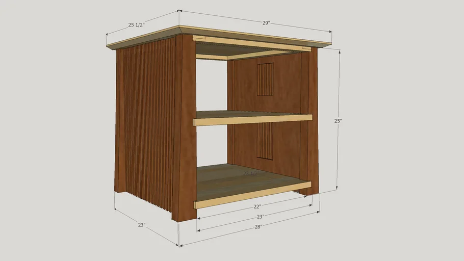 Laguna MCM Stereo Rack | 3D Warehouse