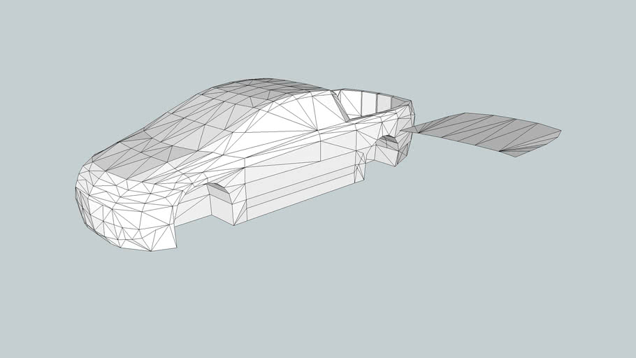 Small Pick-Up Truck Template (with bed cover) | 3D Warehouse