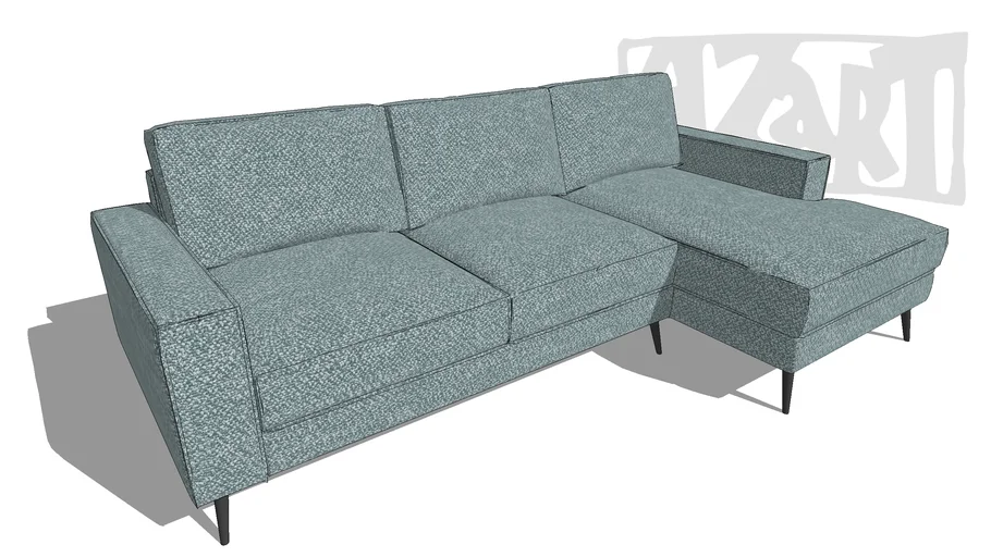 sofa_CLOUD_Madison_Ottoman | 3D Warehouse