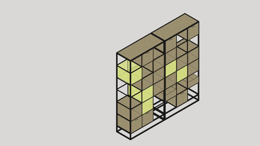 metal rack | 3D Warehouse