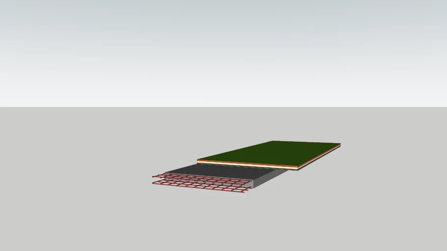 atap plat beton | 3D Warehouse