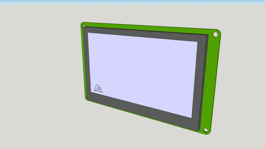 Nextion 4.3' touchscreen | 3D Warehouse