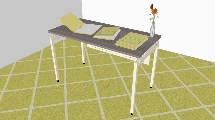 Shelf File on Table | 3D Warehouse