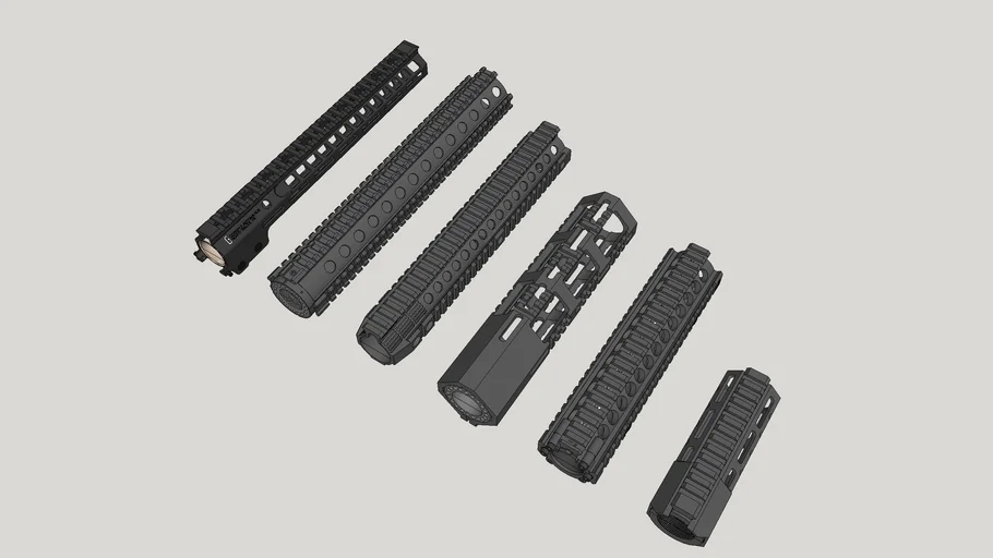 AR15 rails | 3D Warehouse