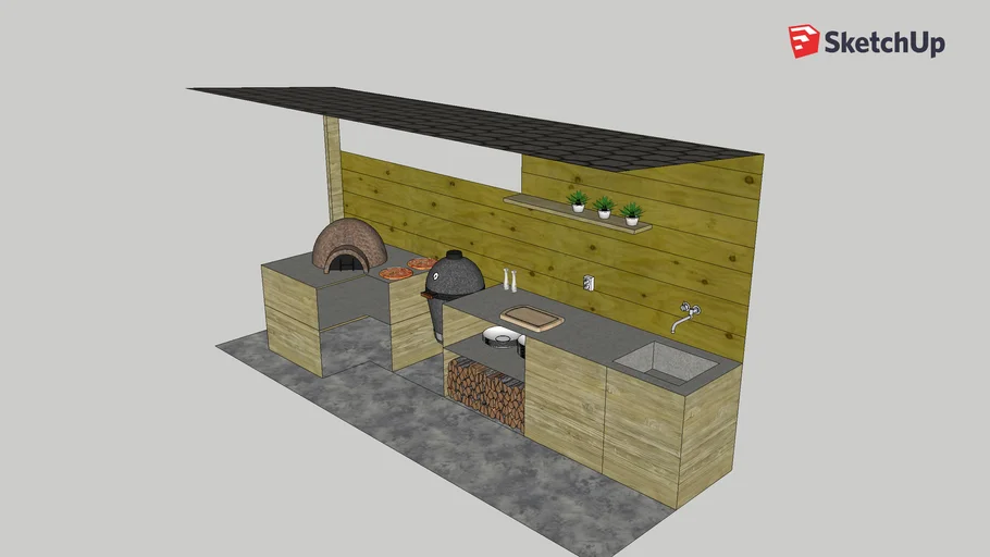 Outdoor kichen Leendestraat | 3D Warehouse