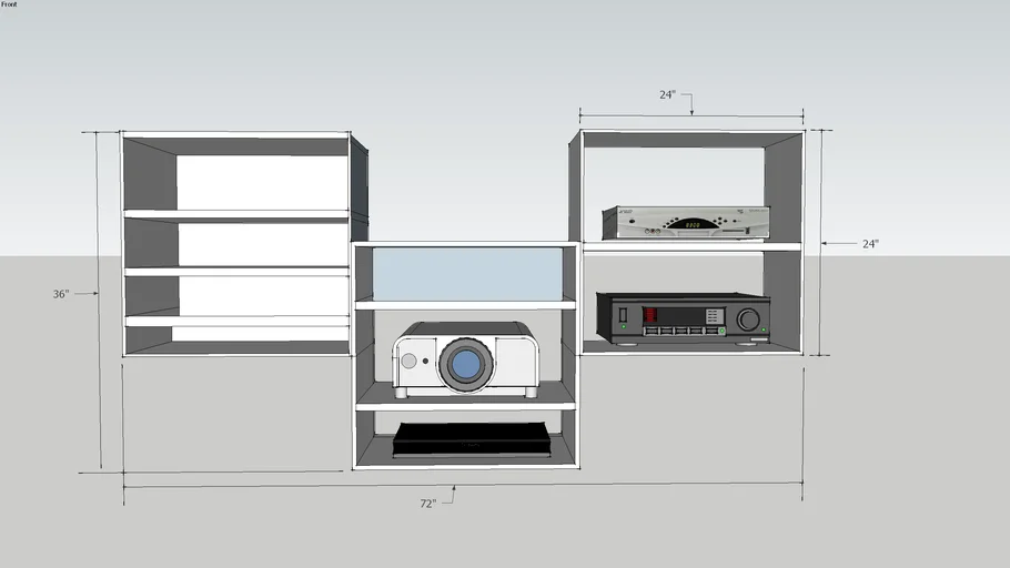 Component Rack/shelf | 3D Warehouse