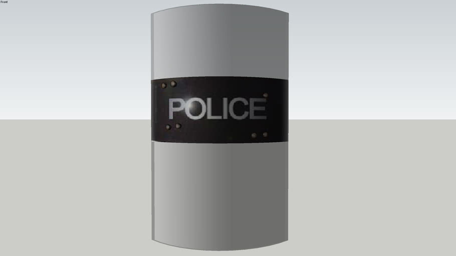 Police Riot Shield | 3D Warehouse