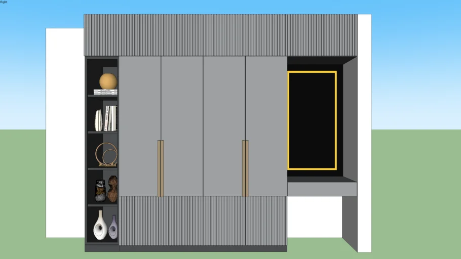 Openable Wardrobe | 3D Warehouse