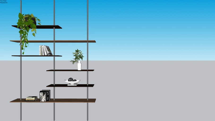 Industrial floating shelf | 3D Warehouse