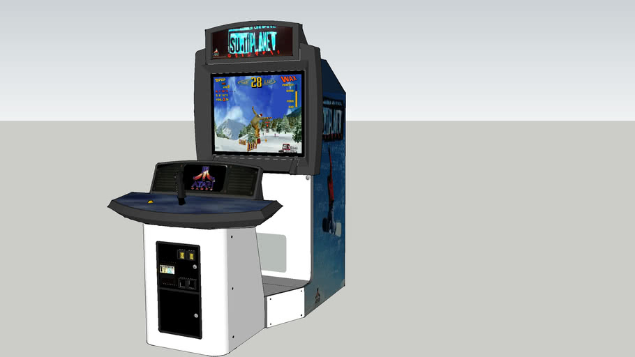 Surf Planet Arcade Game (39 Inch) | 3D Warehouse