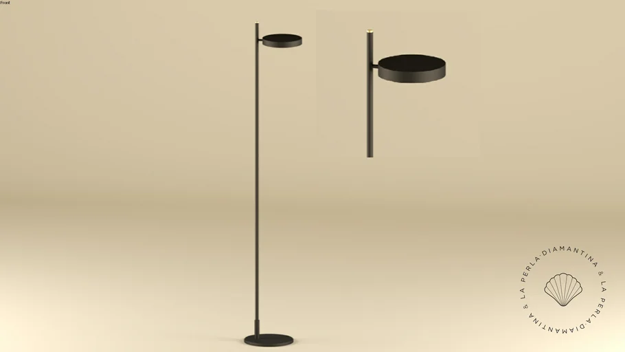 Lámpara Marsella De Piso - D&P | 3D Warehouse