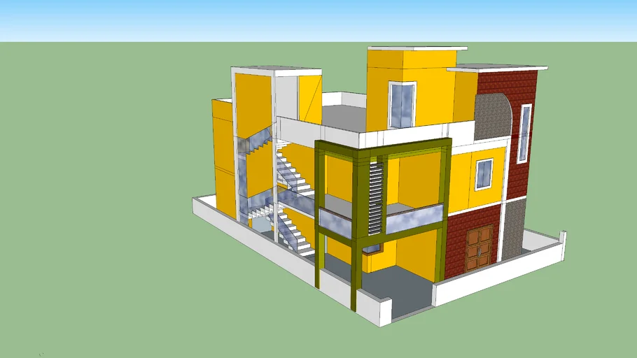 building plane 1 elevation | 3D Warehouse