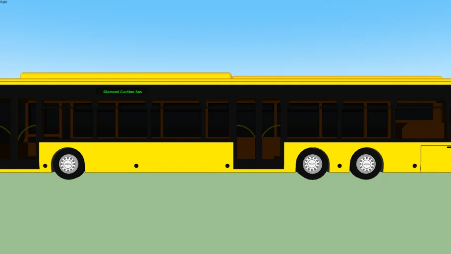 Diamond Cushion L Luxury Bus | 3D Warehouse