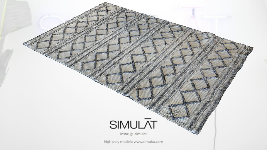 geometric rug | 3D Warehouse