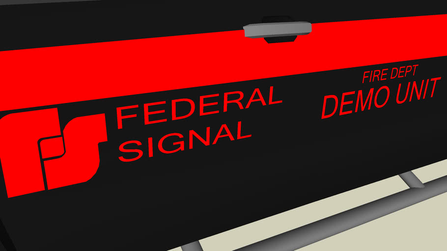 Federal Signal Demo Truck | 3D Warehouse