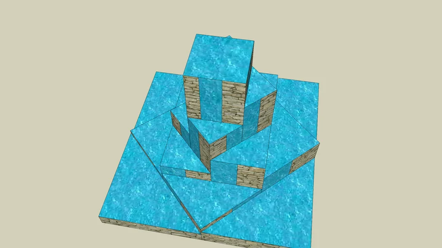 square fountain | 3D Warehouse