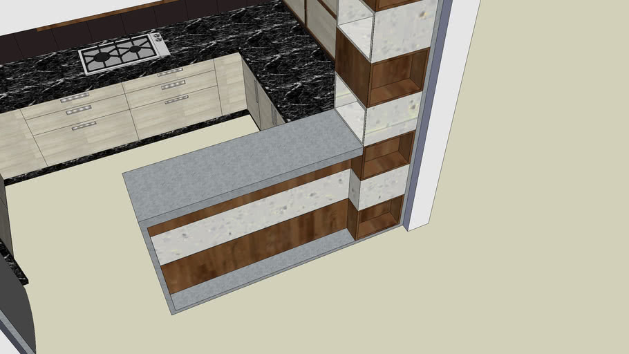 open kitchen | 3D Warehouse