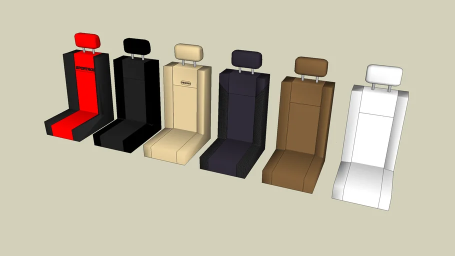 Car seats | 3D Warehouse