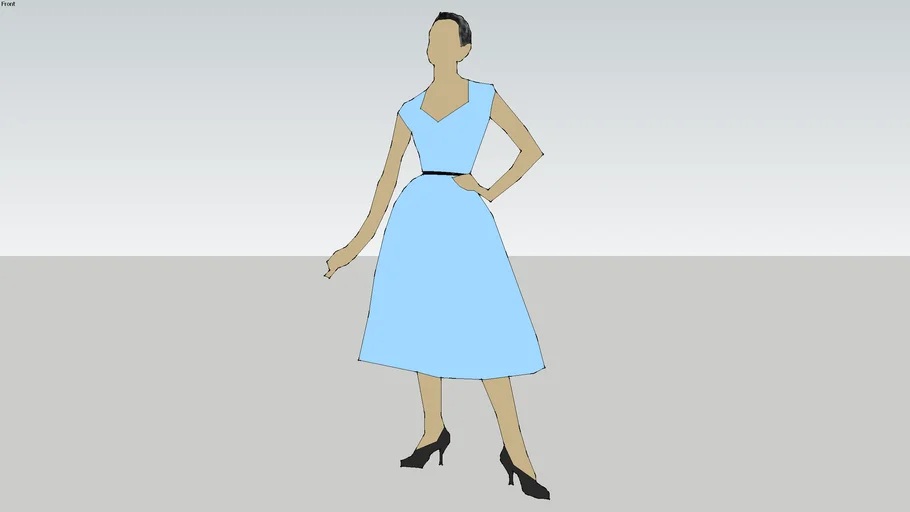 2d model - 1950s | 3D Warehouse