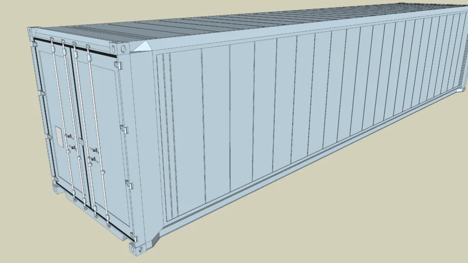 container 40 ft | 3D Warehouse