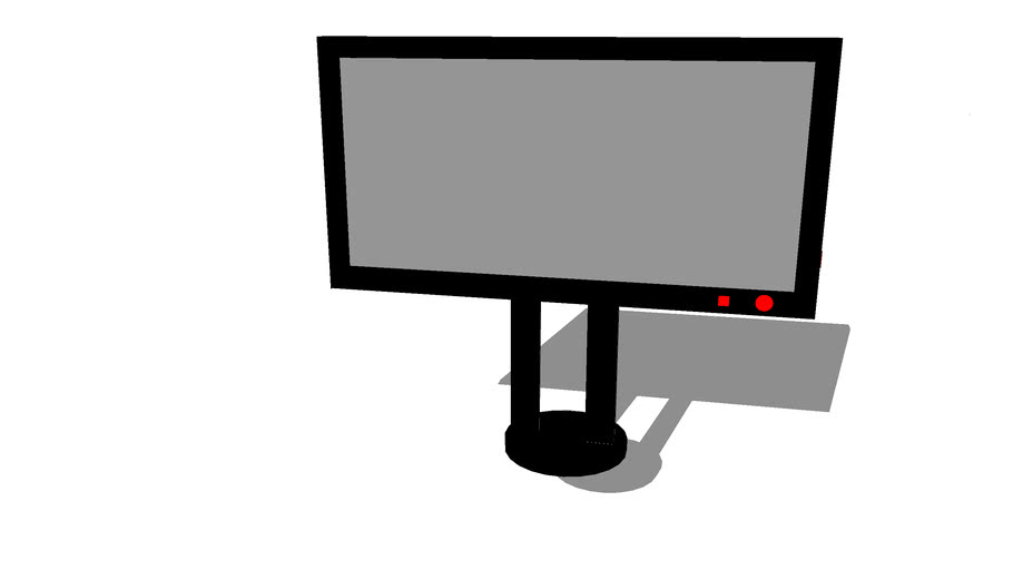 tv lcd 40° | 3D Warehouse