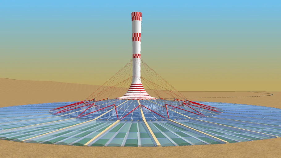 Solar Thermal Tower | 3D Warehouse