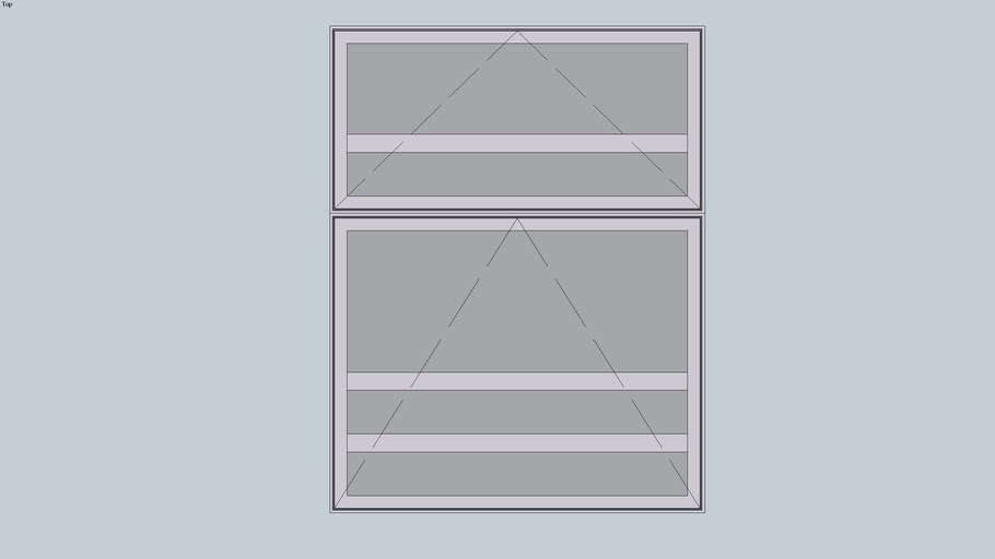 Marvin Modern Awning Push Out 2-High Window Assembly | 3D Warehouse