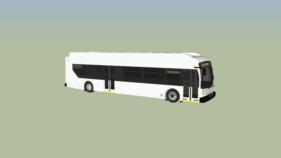 bus white | 3D Warehouse