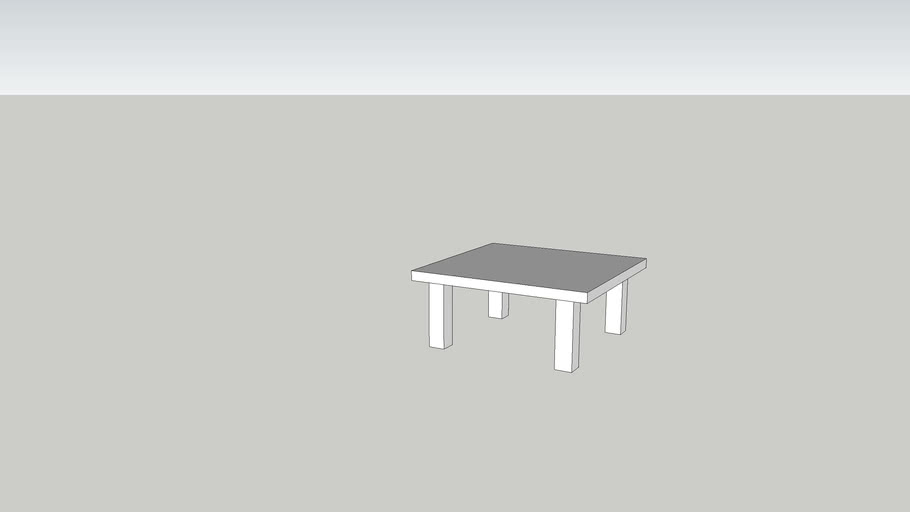 table basse simple | 3D Warehouse