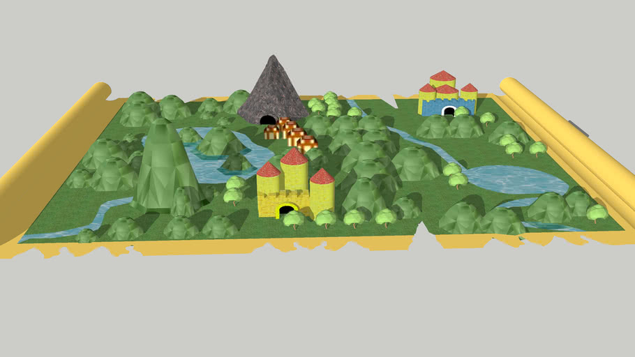 alex kidd in miracle world - map | 3D Warehouse