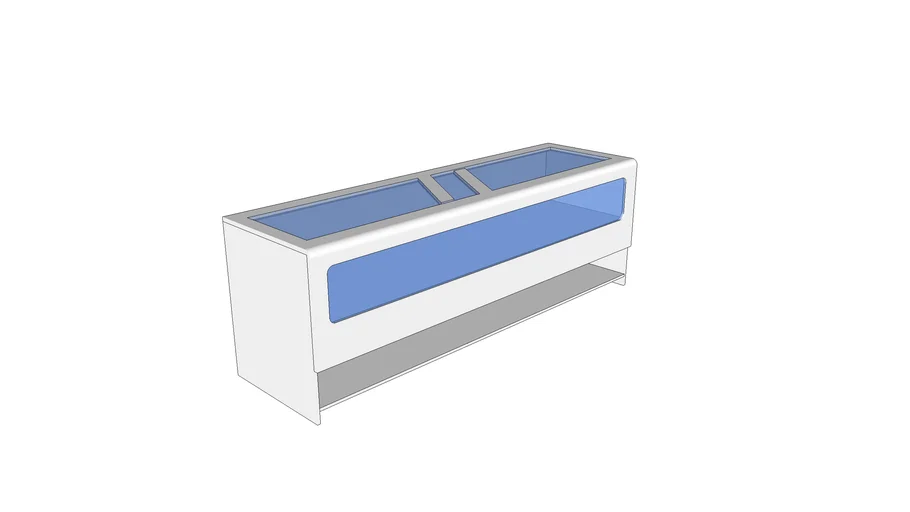 reception display table with storage | 3D Warehouse